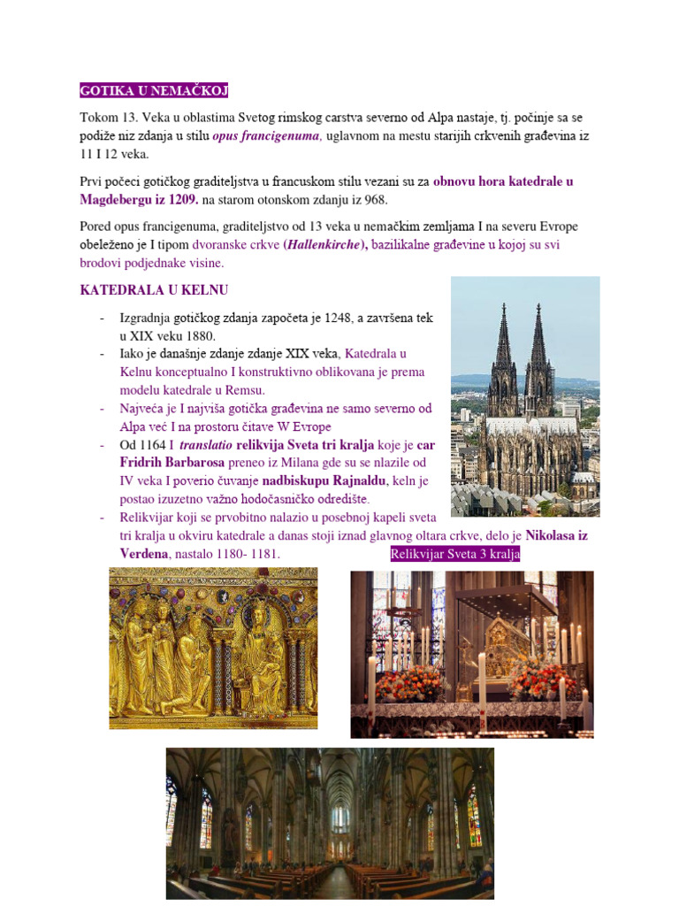 9.gotika U Nemačkoj | PDF