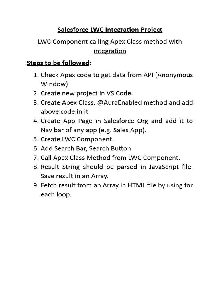 Salesforce Lwc Integration Project Part 3 Pdf Java Script Html Element
