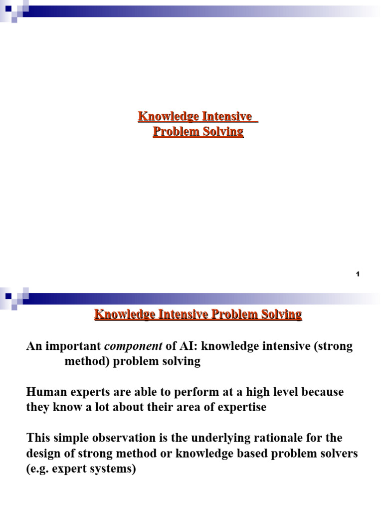 09 - Expert Systems | PDF | Knowledge Representation And Reasoning | Knowledge