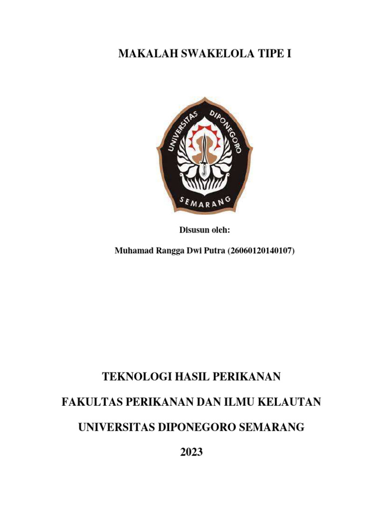 Swakelola Tipe I dalam Pengadaan Barang | PDF | Bisnis | Pengelolaan ...
