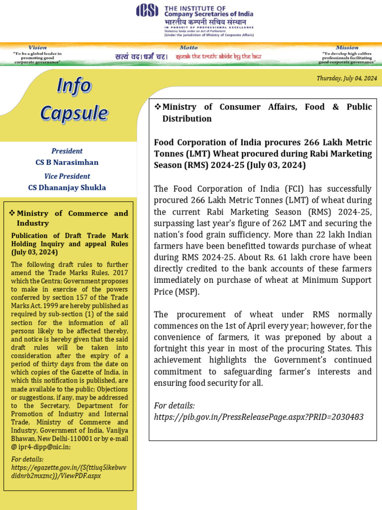 Info_Capsule_04072024 | PDF | Securities (Finance) | Debt