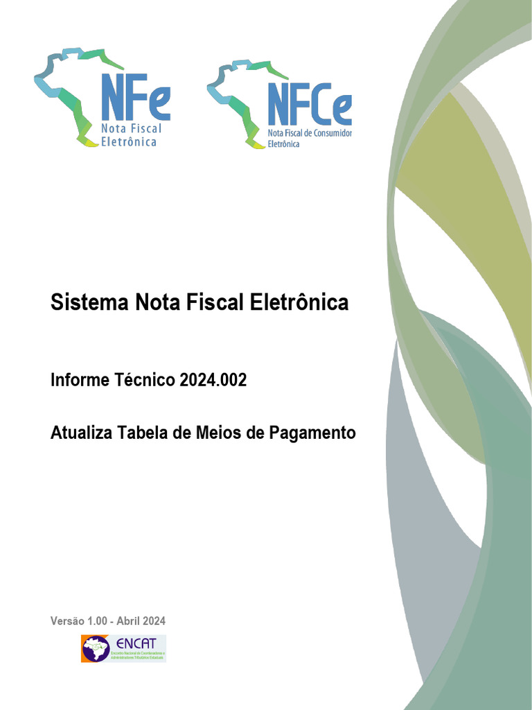 IT2024.002v1.00 - Atualiza Tabela Meios de Pagamento - 10042024 | PDF ...
