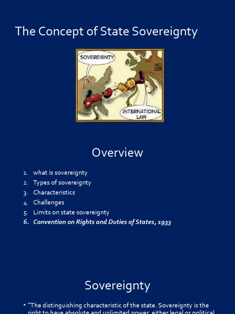 The Concept of Sovereignity | PDF | Sovereignty | State (Polity)