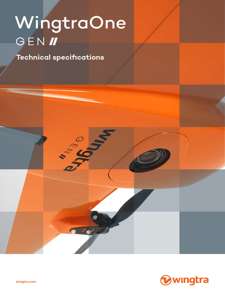 Wingtra Technical Specifications | PDF | Wound | Altitude