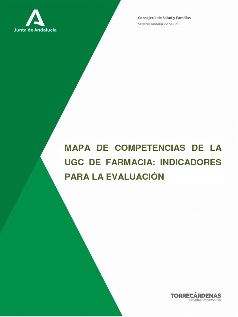 MAPA-COMPETENCIAS-UGC-FARMACIA_INDICADORES-DE-EVALUACIÓN | PDF | Farmacia | Evaluación