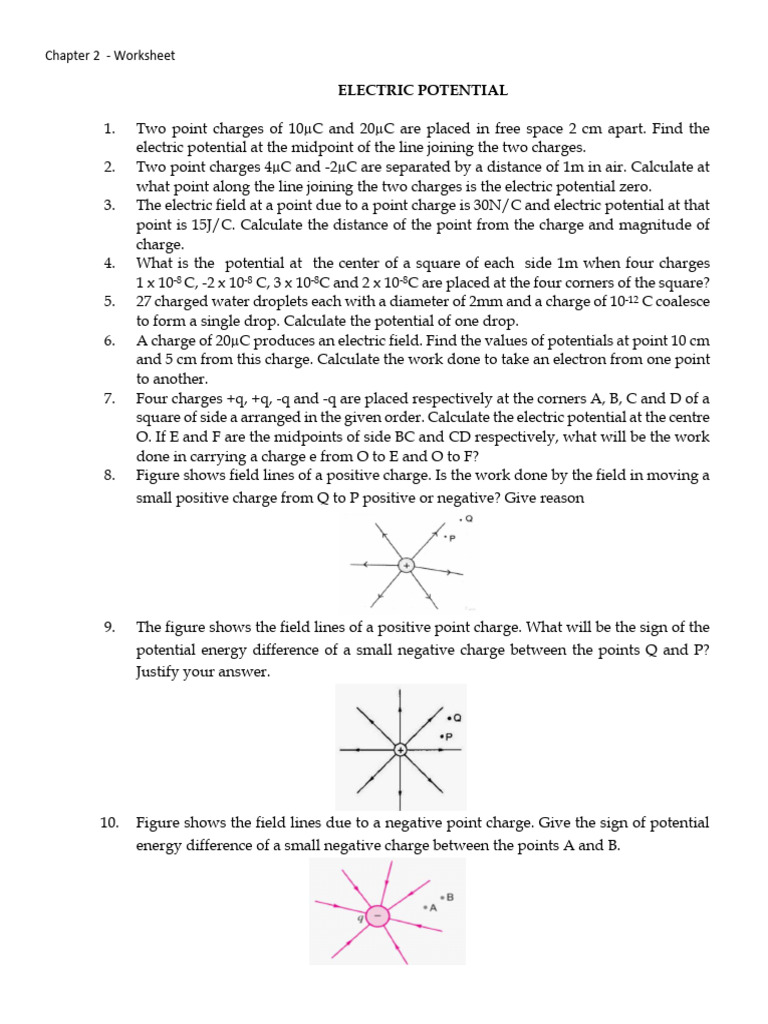 Electrical Potential and Capacitance (1) | Download Free PDF | Electric Field | Radius