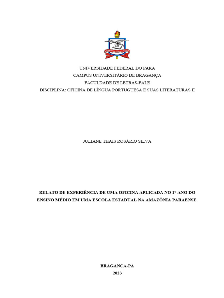 Exemplo de Capa e Contra Capa | PDF | Seminário | Escolas