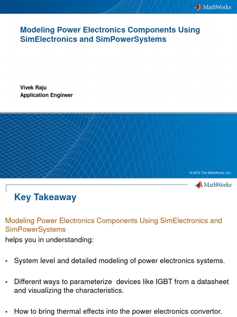 Modeling Power Electronics Components 1718554650 | PDF | Power ...