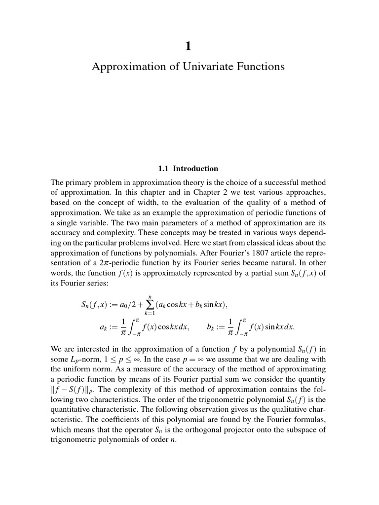 Multivariate Approximation | PDF | Polynomial | Function (Mathematics)