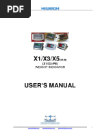 LP7516 Usermanual11.03.02 | PDF | Calibration | Weight