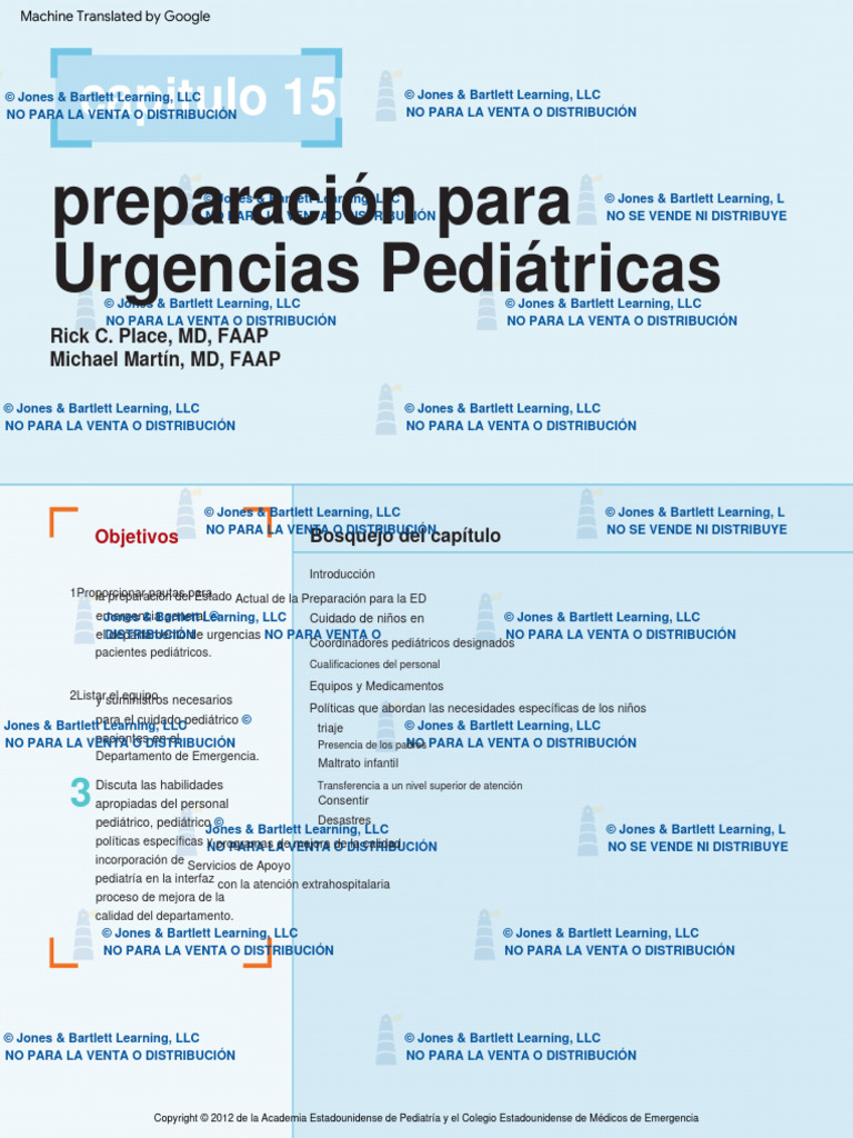 15 Preparedness Pediatric Emergencies PDF | PDF | Hospital | Enfermería