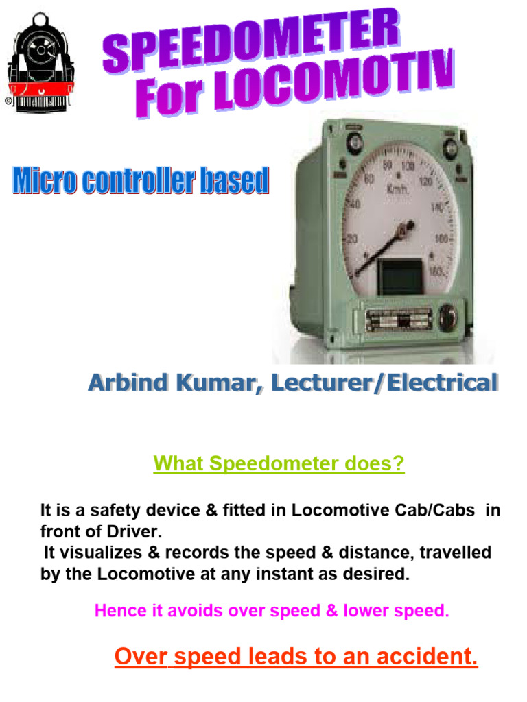Speedometer | PDF | Microcontroller | Power Supply