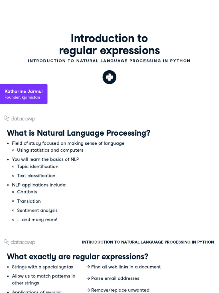 Final Summary NLP | PDF | Regular Expression | Human Communication