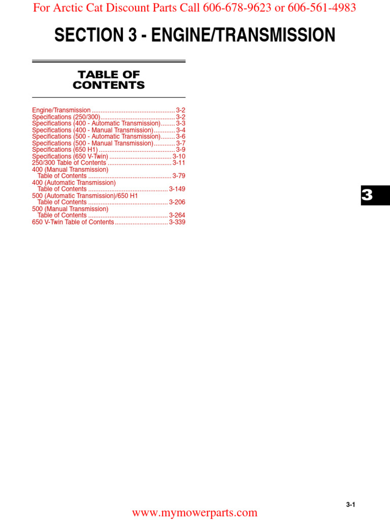 Section 3 Engine 650 | PDF | Piston | Clutch