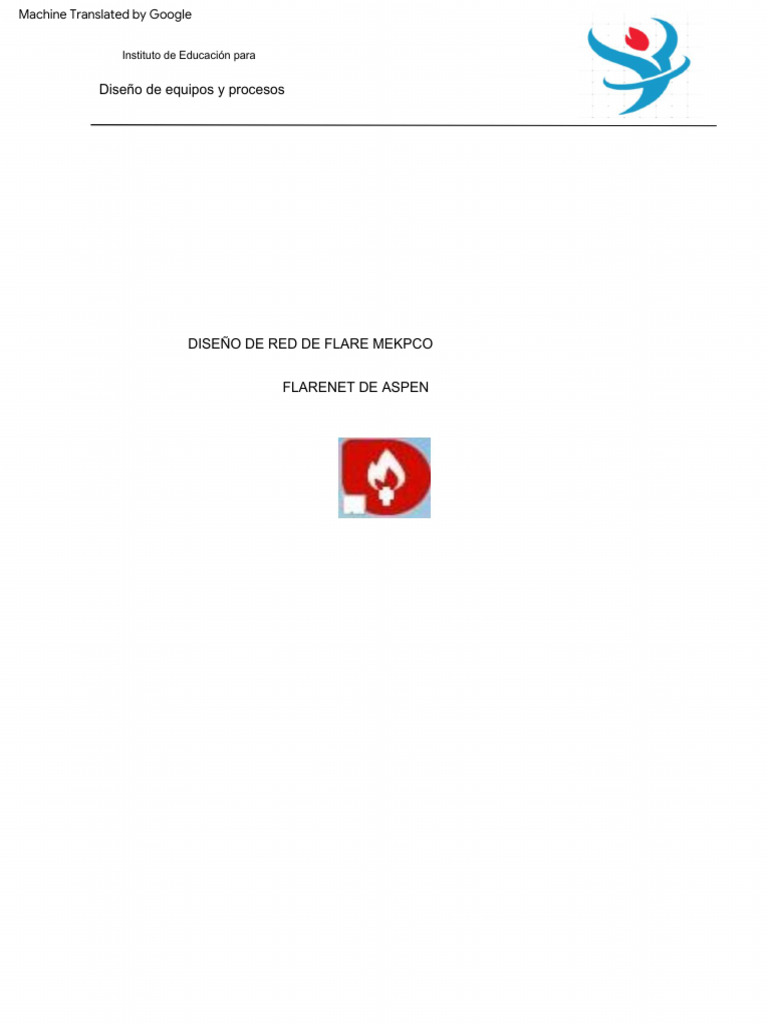 Diseño de Redes Flare con Aspen | PDF | Líquidos | Gases