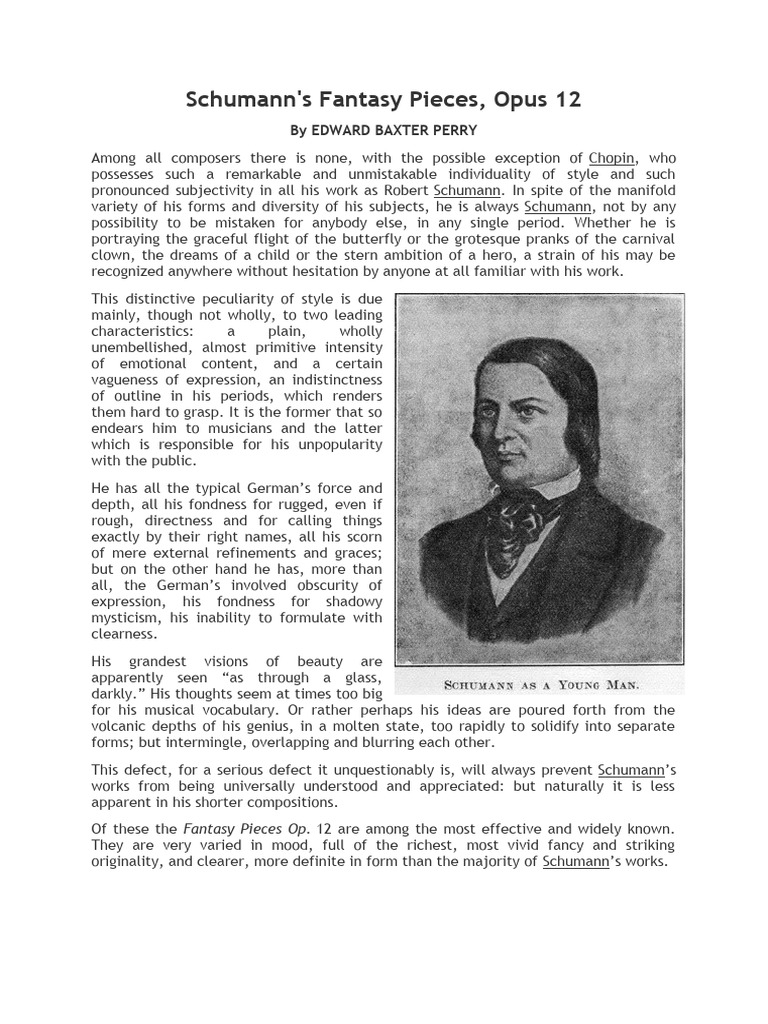 (Edward) Analysis of Aufschwung | PDF | Robert Schumann