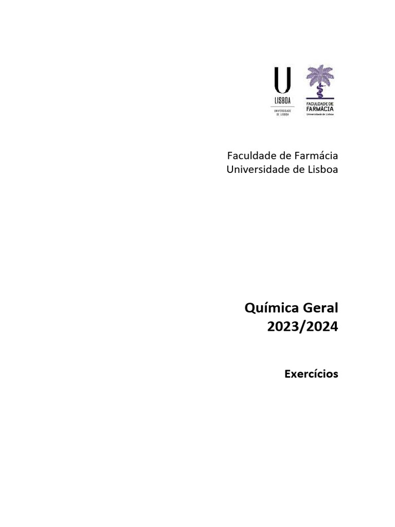 Casos Praticos Módulo I QG 2023 - 2024 | PDF | Elétron | Nível de energia