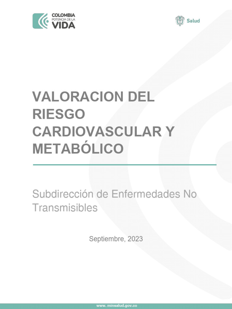 Riesgo Cardiovascular | PDF | Obesidad | Colesterol