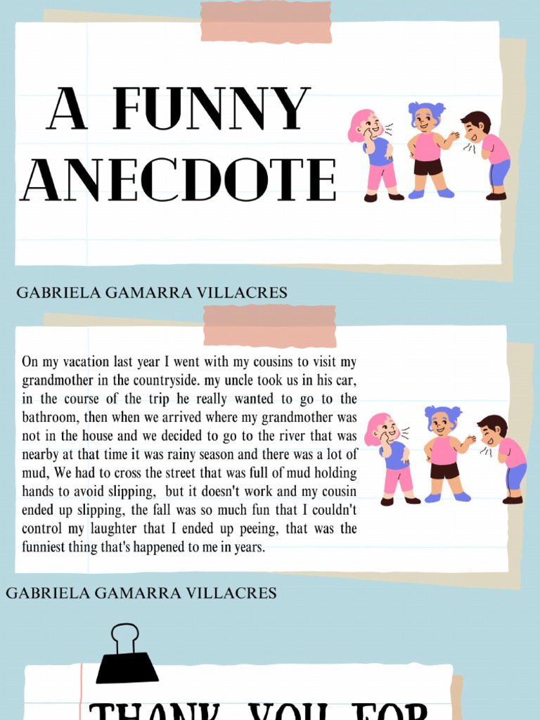A Funny Anecdote Gabriela Gamarra Villacres | PDF