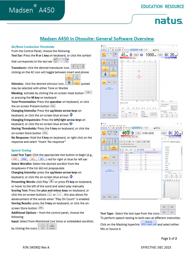 045902_Rev A_A450 Otosuite General Software Overview | Download Free ...