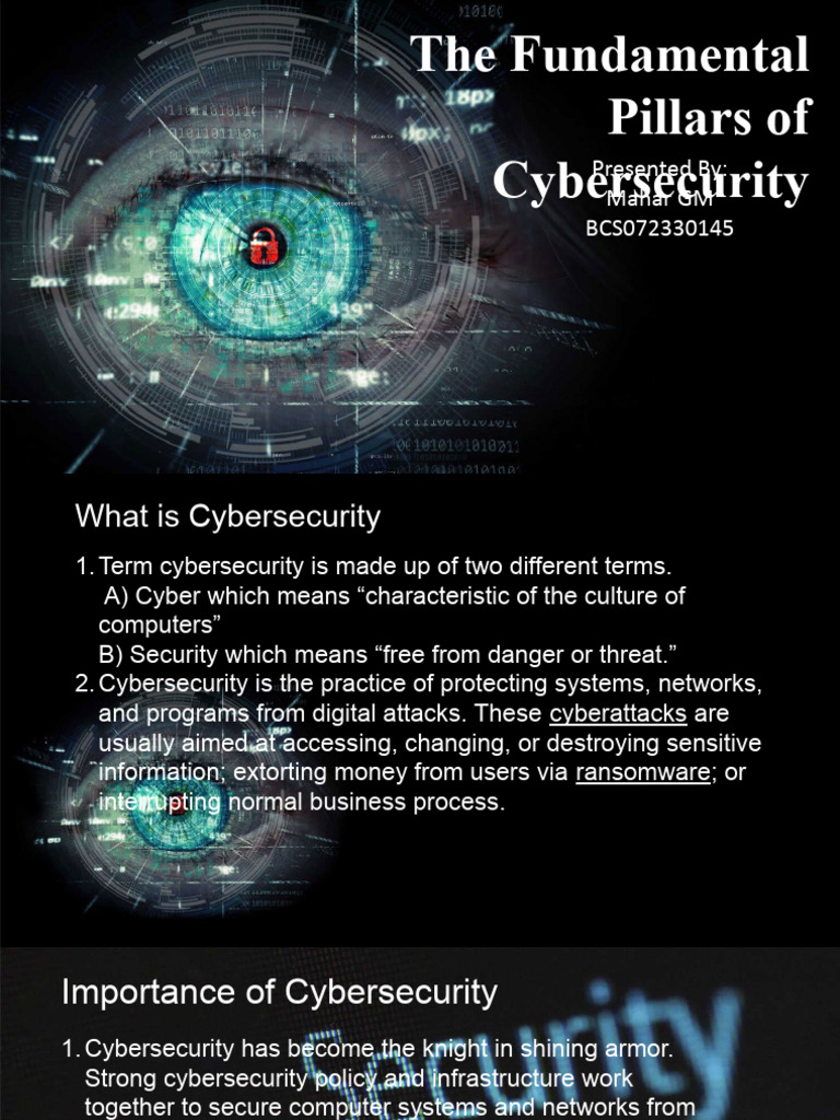 Cybersecurity | PDF | Security | Computer Security