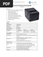 YHD-80E 80mm Receipt Printer | PDF | Printer (Computing) | Office Equipment