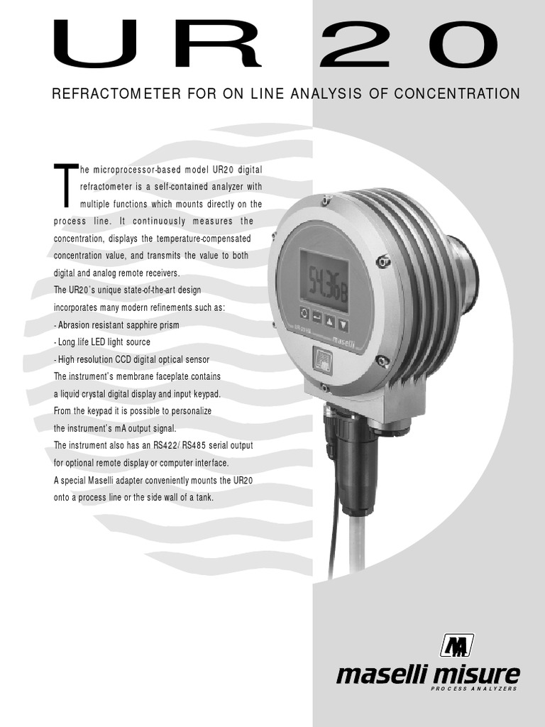 Ur20 Leaflet | PDF | Sensor | Equipment