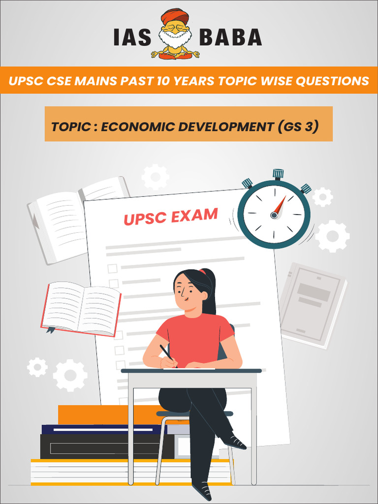 Upsc Cse Mains Past 10 Years Topic Wise Questions Economic Development ...