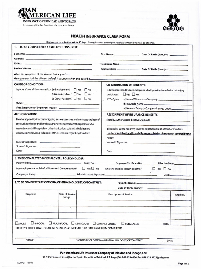 Pan American Claim Form Guide | PDF