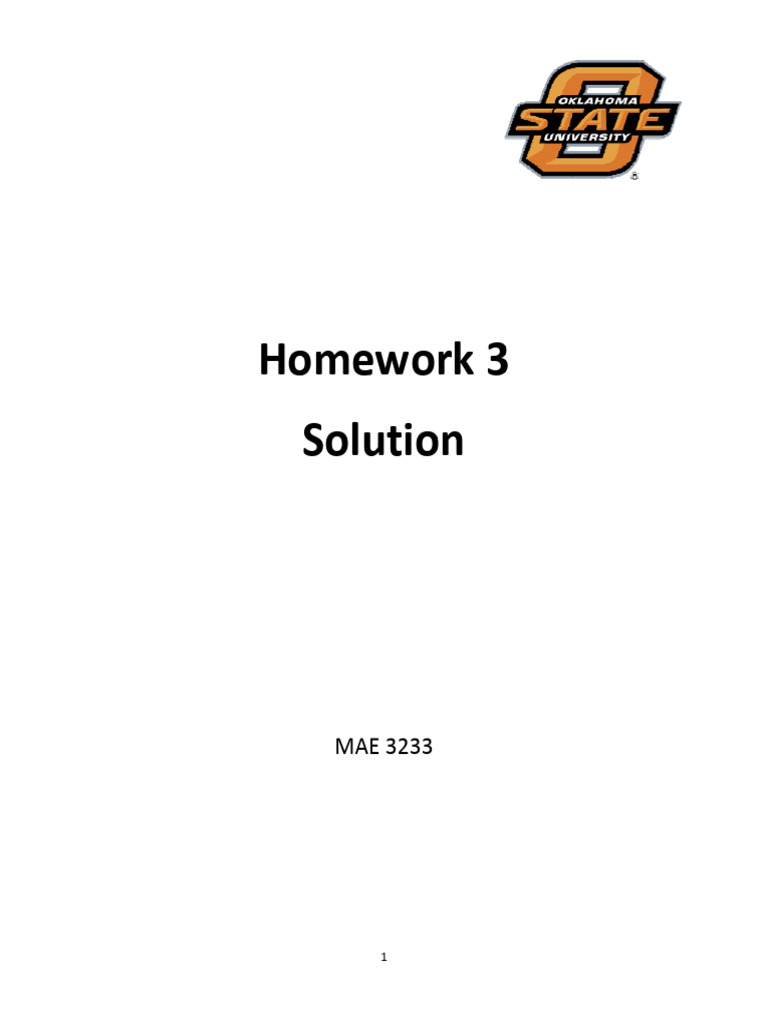 MAE 3233-Stillwater HW 3 Solution - Radiation CH 13 Ver 10 | PDF | Thermodynamics | Physical ...