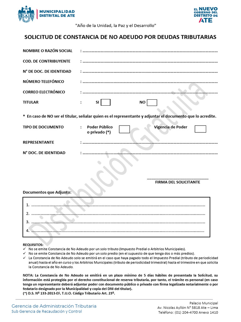 Solicitud Constancia 2023 | PDF