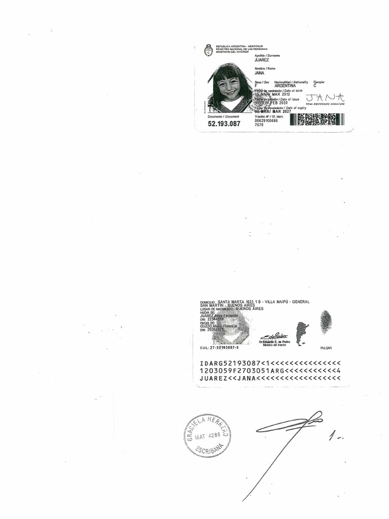 Ejemplo Certificación Documentos Caba | PDF