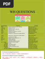 WH Question Words Exercises | PDF