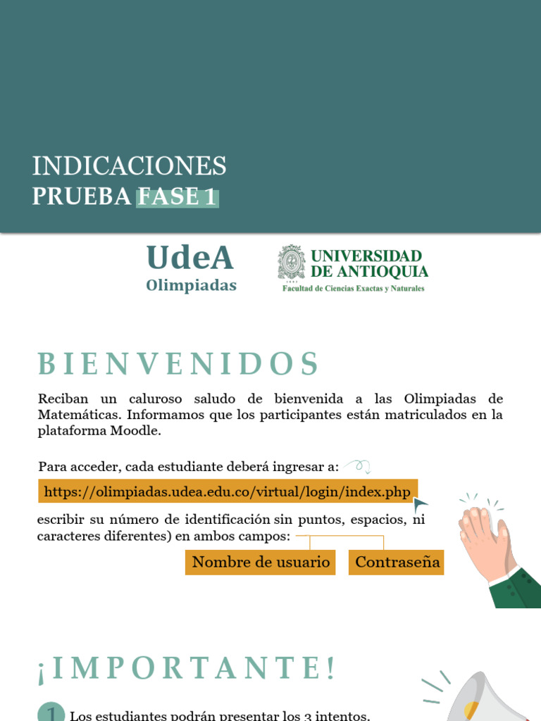 Indicaciones F1-OM 20224 | PDF | Matemáticas