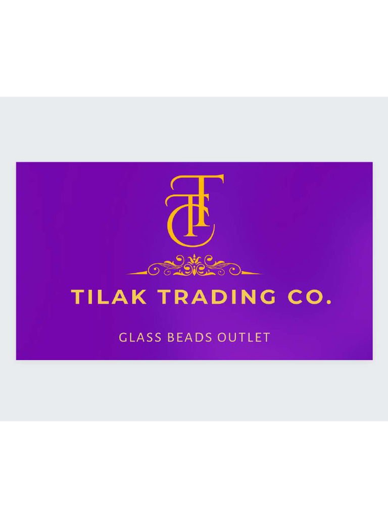 Tilak Trading Co. Card | PDF