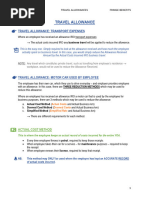 2024 Travel Allowance Rates Guide | PDF