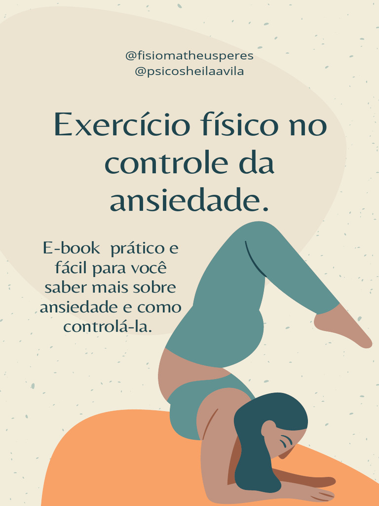 Exercício Físico No Controle Da Ansiedade. | PDF | Ansiedade | Pensamento