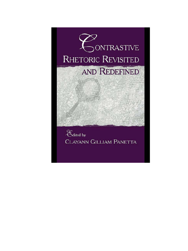 Clayann Gilliam Panetta Contrastive Rhetoric Revisited and Redefined ...
