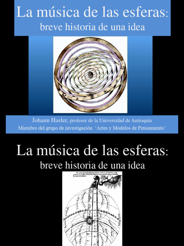 Historia de la Música de las Esferas | PDF | Pitágoras | Teoría