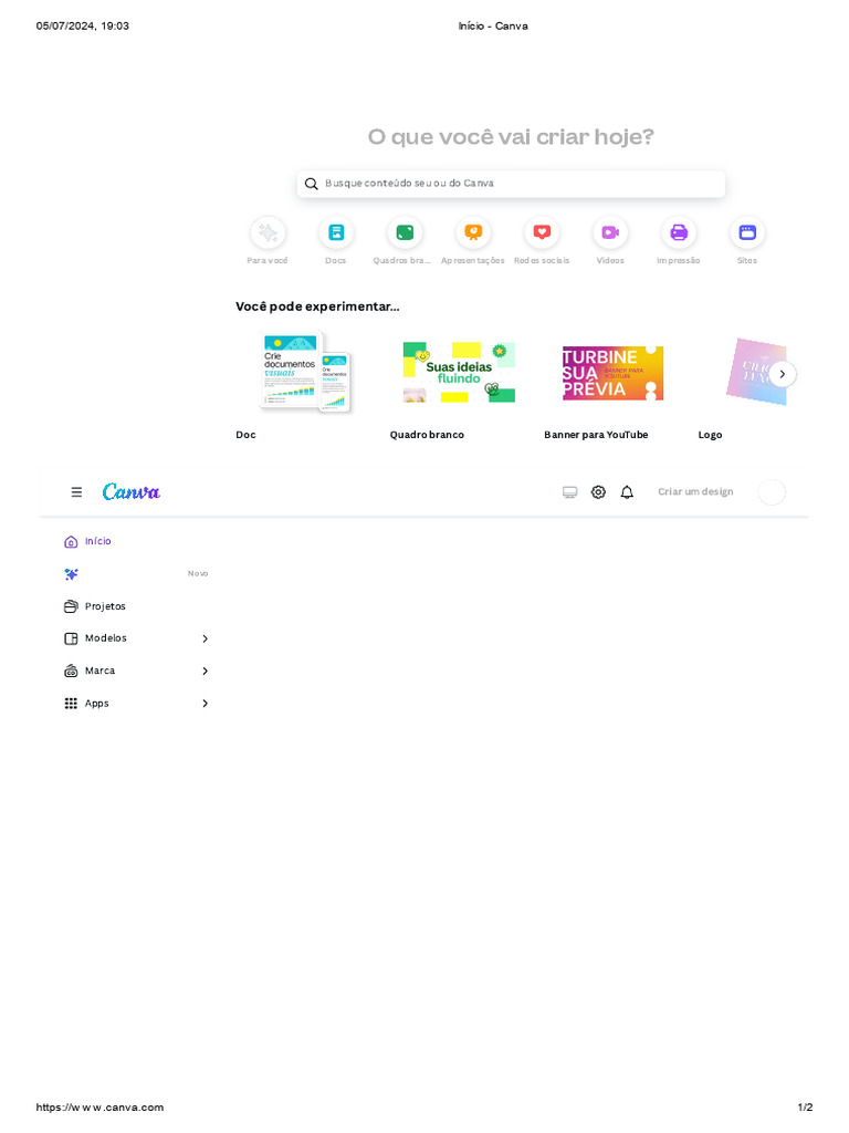 Início - Canva | PDF