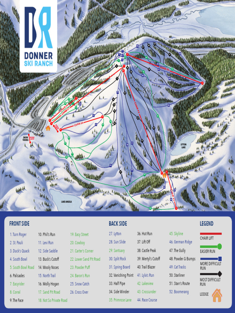 Donner Ski Ranch Map | PDF