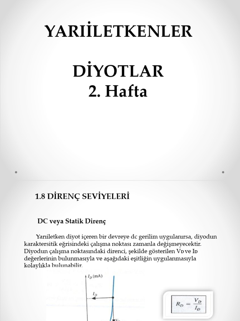 HFT - Elektronik Devreler | PDF
