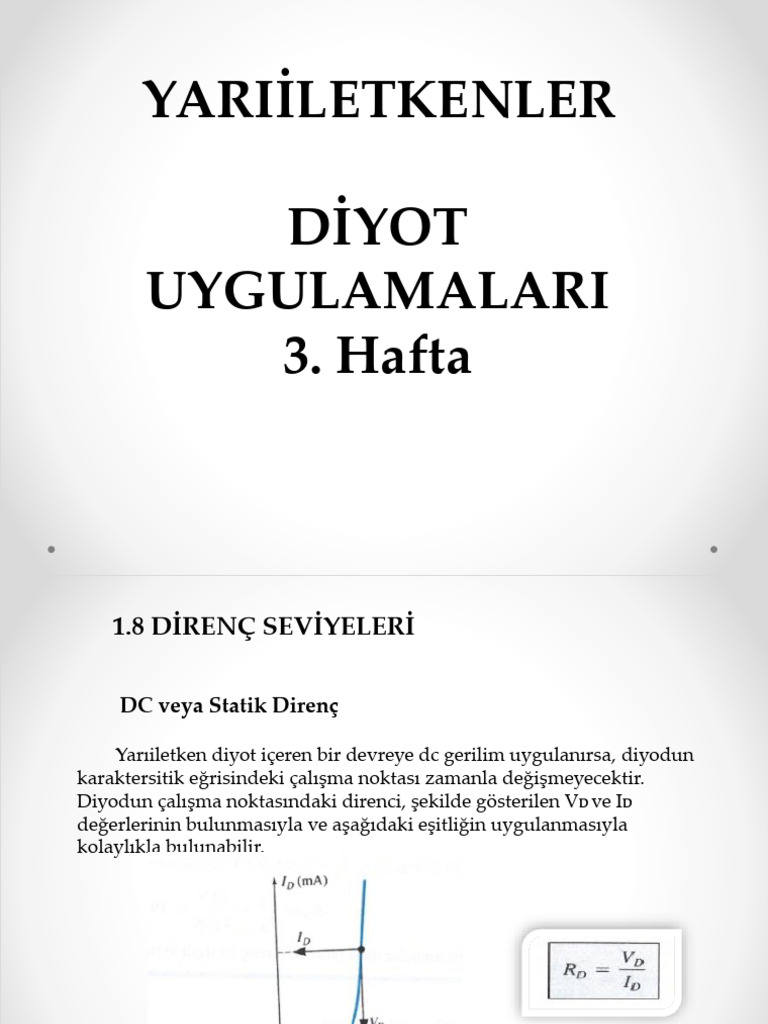 HFT - Elektronik Devreler | PDF