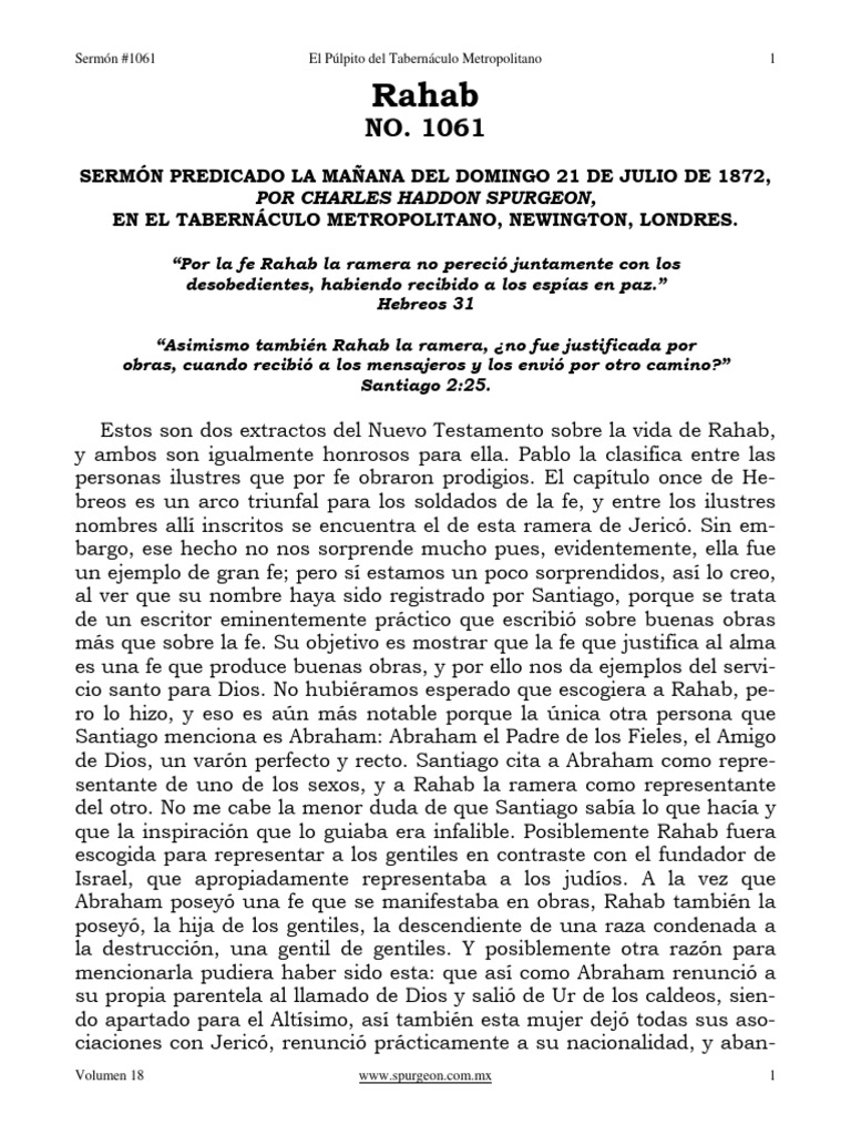 Rahab La Fe | PDF | Dios | Jesús