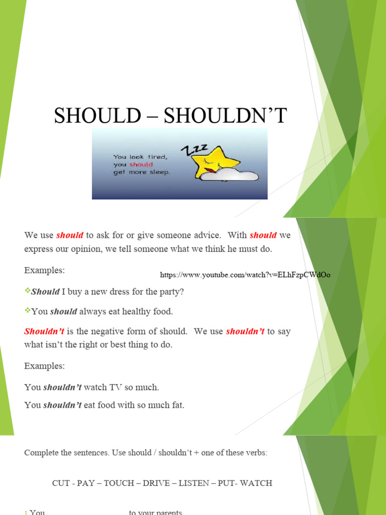 Should Explanation | PDF