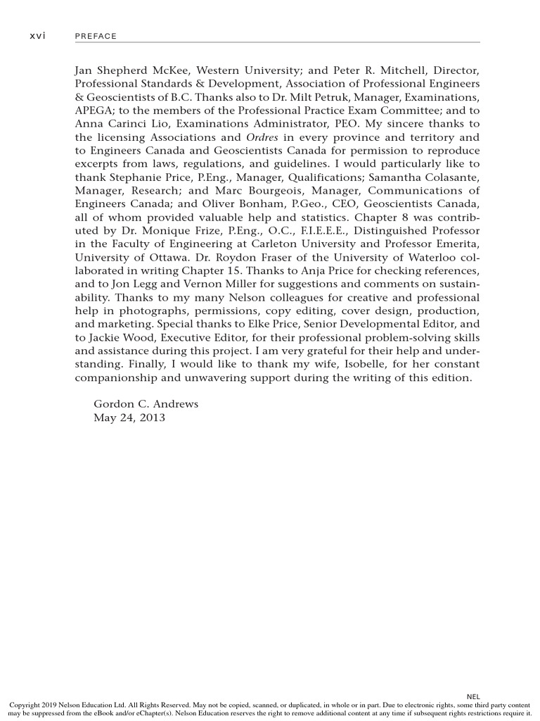 13 - Canadian Professional Engineering and Geoscience 6th PDF | PDF ...