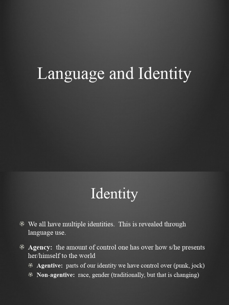 Language Id | PDF | Sociolinguistics | Social Psychology