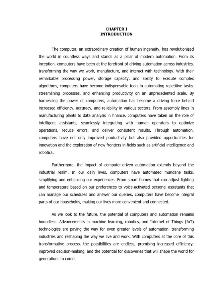 Chapter 1 | PDF | Electronic Voting | Automation