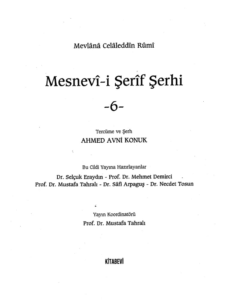 Mesnevi 6.cilt | PDF