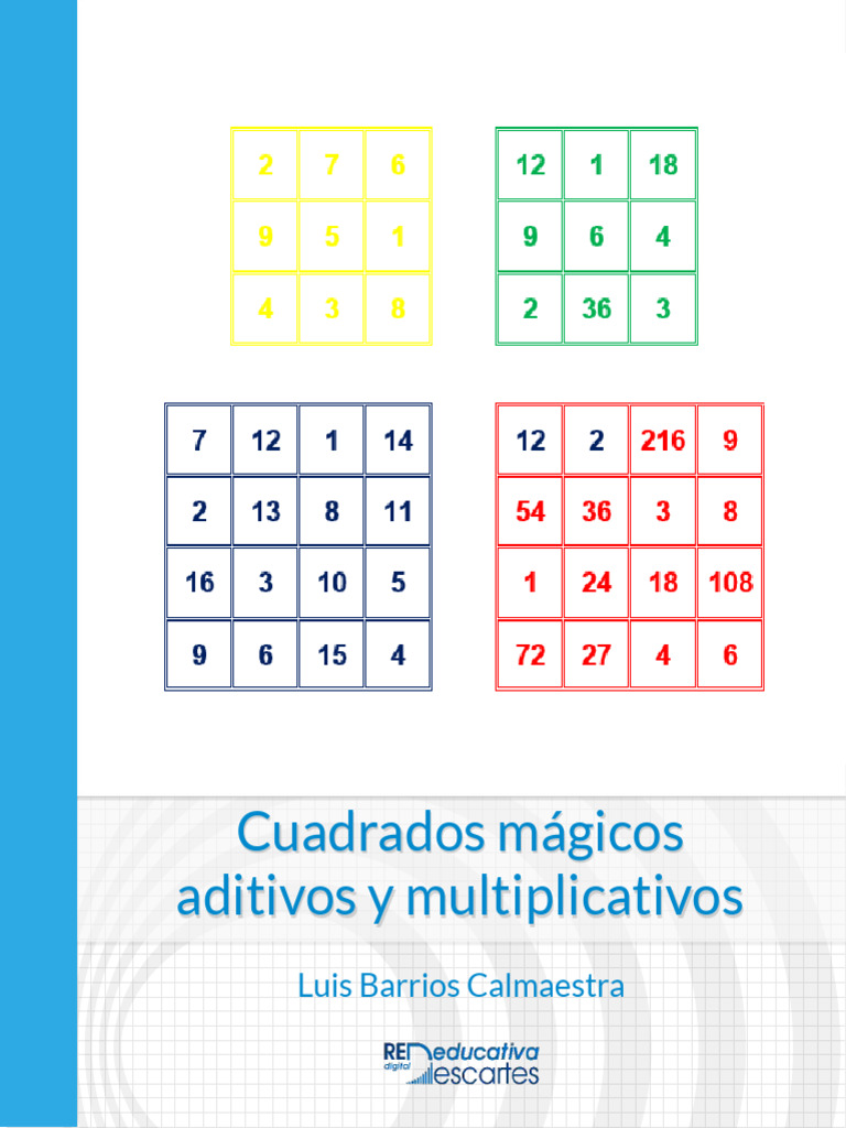 Cuadrados Magicos | PDF | Multiplicación | Matemáticas
